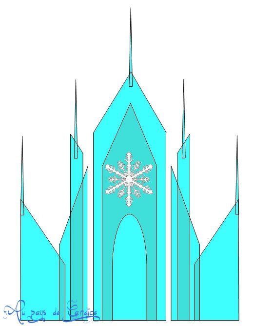 Cut Out Printable Frozen Castle Template Printable Templates