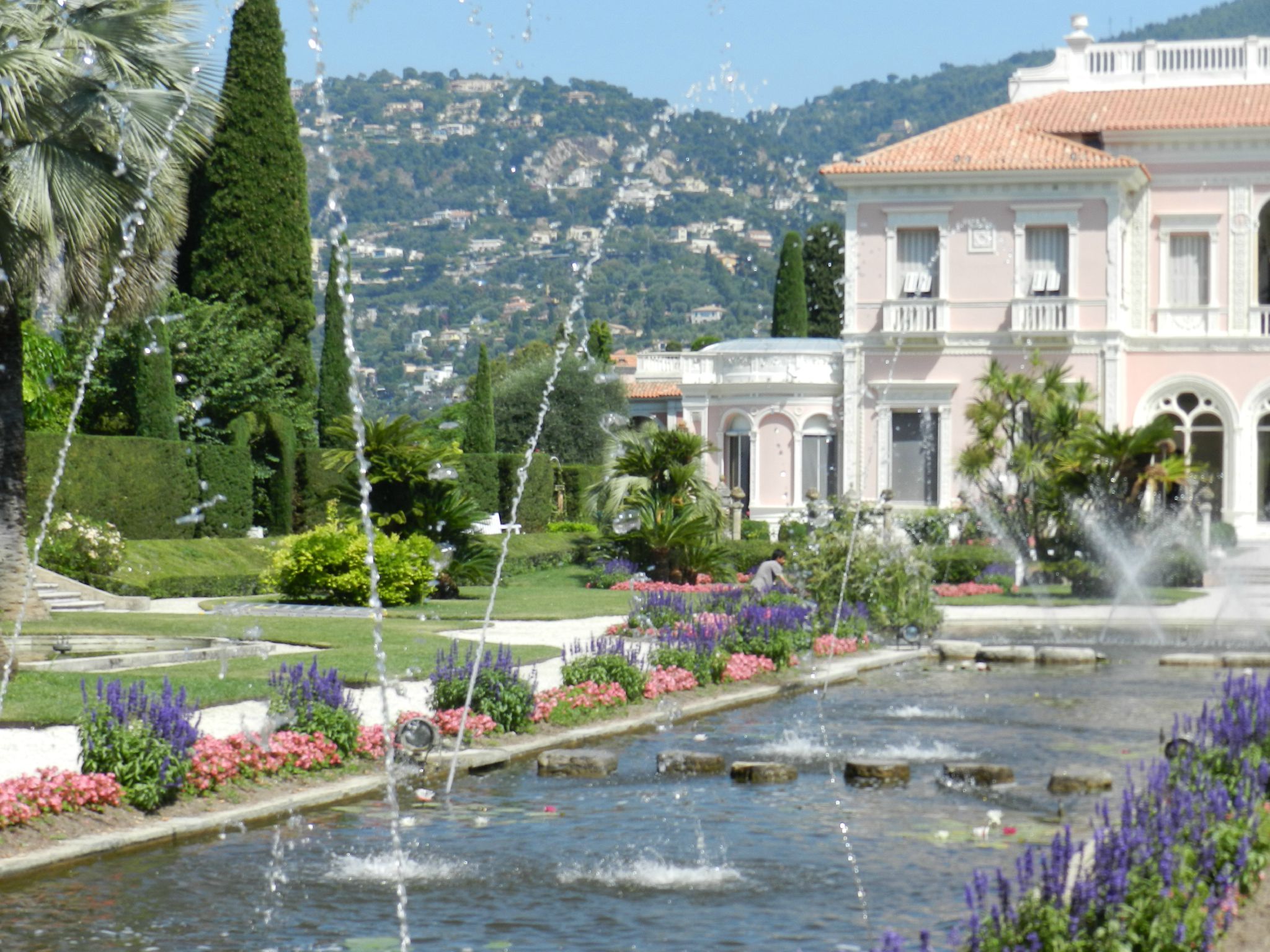 Visite aux jardins de la villa Rothschild - picoti et picopatch